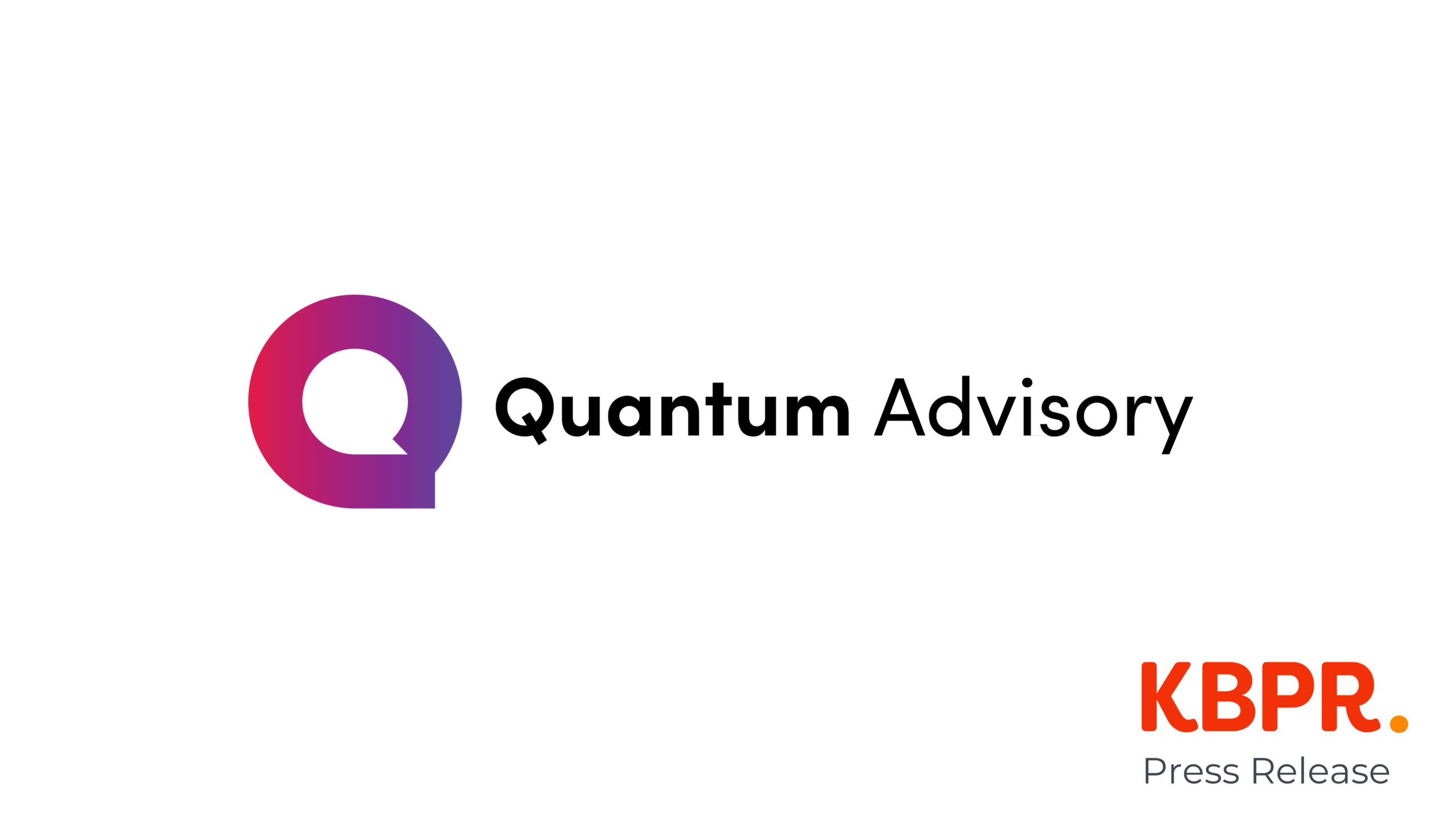 PRESS RELEASE: Quantum Advisory unveils new brand identity - KBPR